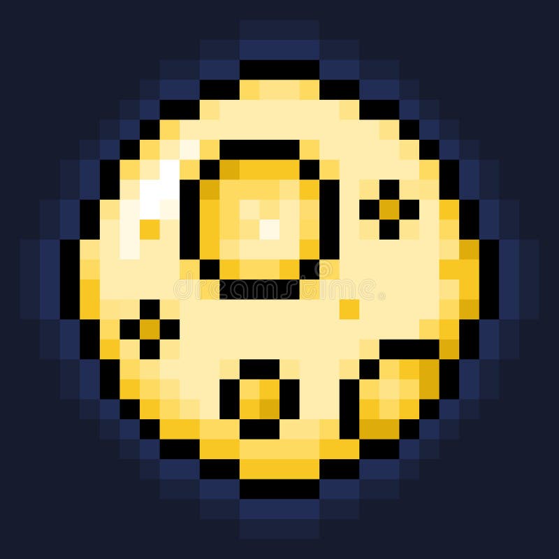 Full Moon and Stars at Dark Night Sky Illustration Stock Illustration ...