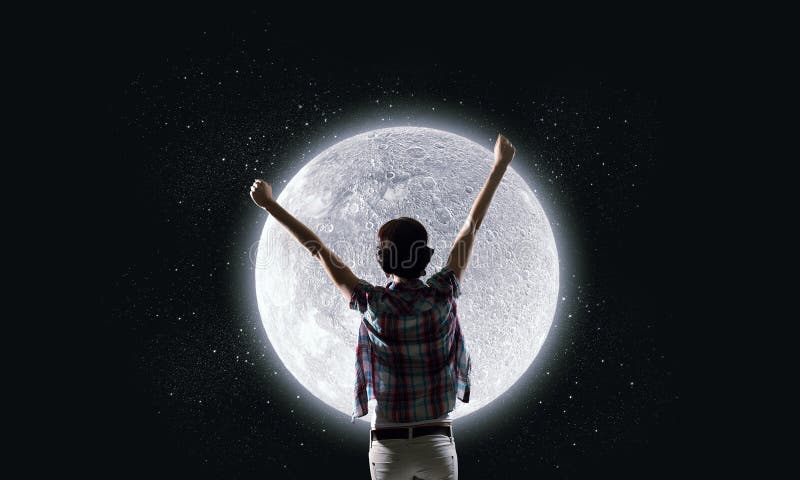 Full moon stock image. Image of astronomy, astrology - 60474567