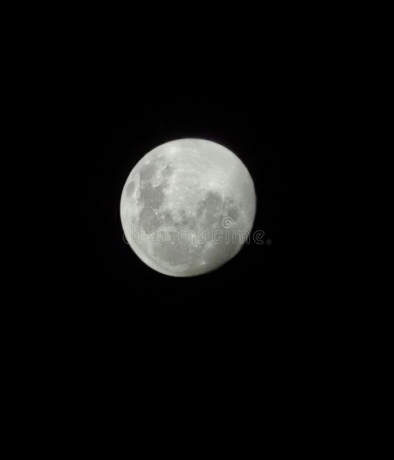 The Full Moon Shine at Dark Night Stock Image - Image of full, shine ...