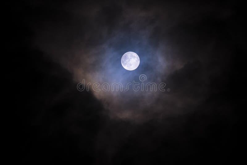 Full moon shine stock photo. Image of moonlight, black - 97601644
