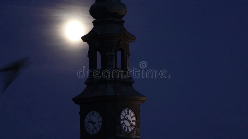 Clock Tower on a Round about in Old Phuket Town Phuket Thailand Moon ...