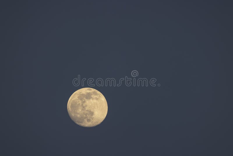 Full moon in the sky stock image. Image of evening, light - 258893711