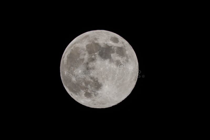 Full Moon in a Sky at Night Stock Image - Image of astrology, blue ...