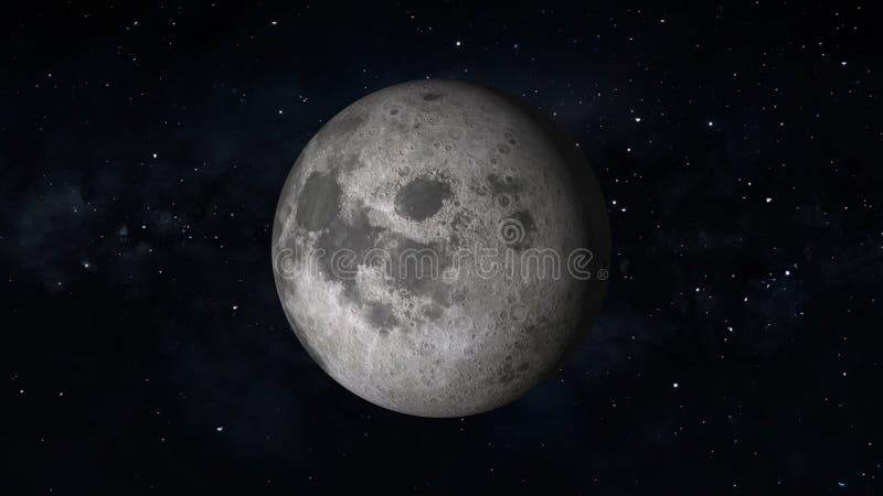 Full Moon Stack Dark Night Sky. the Full Moon is Lunar Phase when it ...