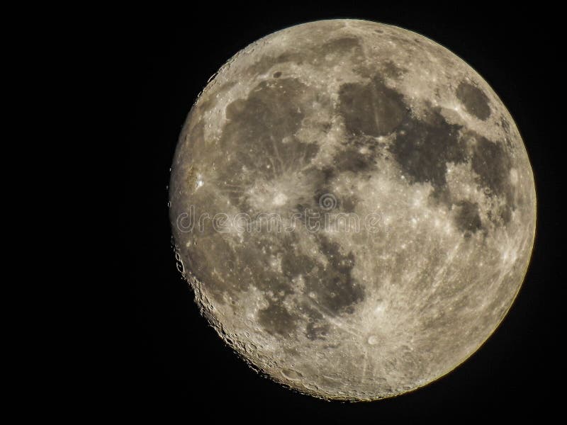 Full Moon Stack Dark Night Sky. the Full Moon is Lunar Phase when it ...
