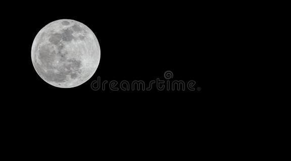 Full Moon or Super Moon Stack Dark Night Sky Stock Image - Image of ...