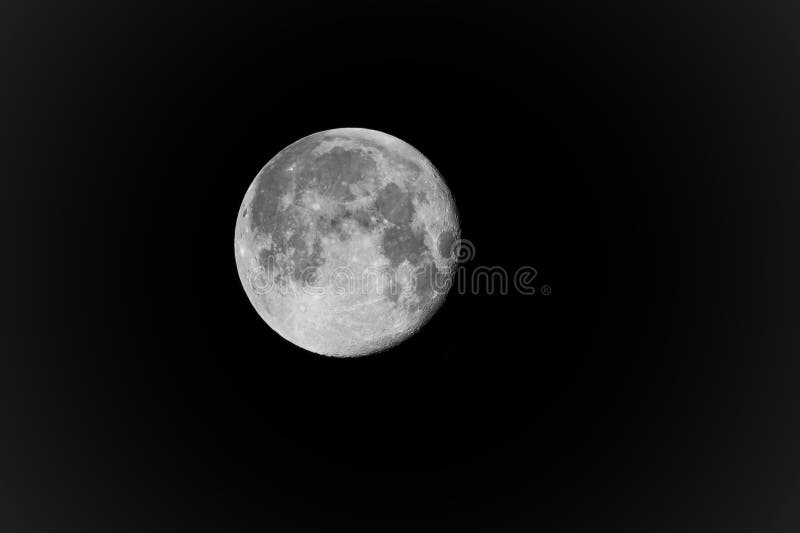 Full Moon at 14th February 2025 Stock Image - Image of astrophoto ...