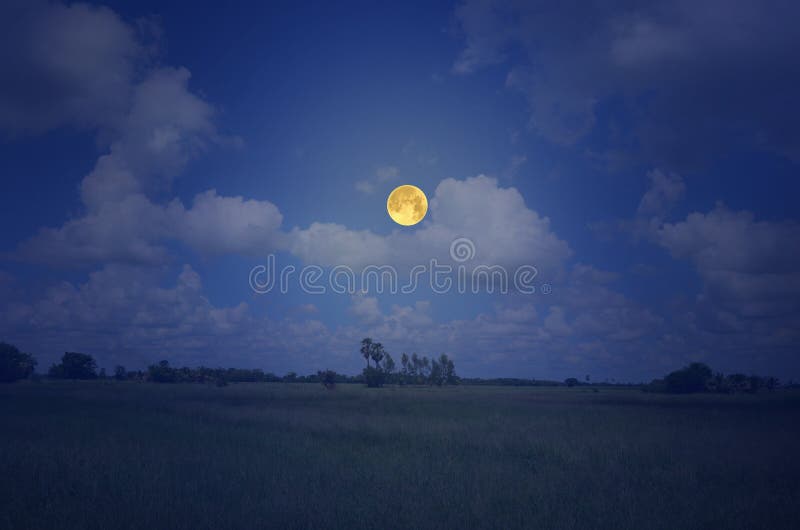 194 Full Moon Over Field Evening Photos - Free & Royalty-Free Stock ...