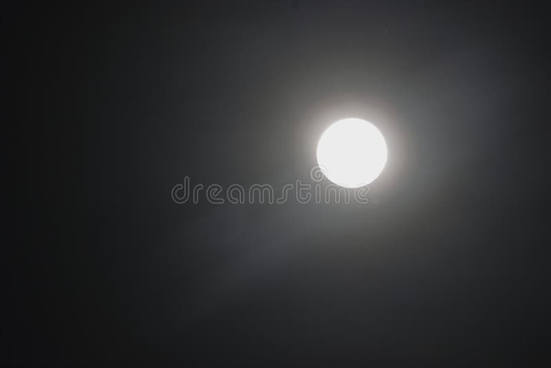 Super Full Moon with Dark Background Stock Image - Image of moon ...