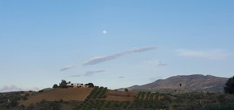 Full Moon and Wing Shaped Cloud Stock Photo - Image of groves, shaped ...
