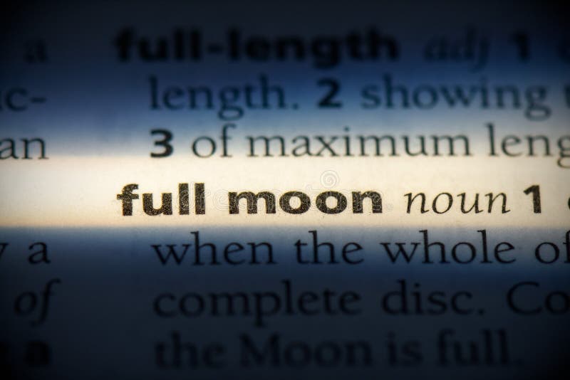 Full moon stock image. Image of macro, definition, learn - 161577735