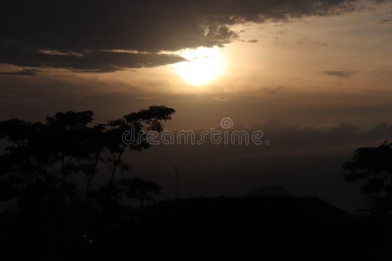 Full Moonlight, Beautiful Natural Scenery, Stock Photo - Image of ...