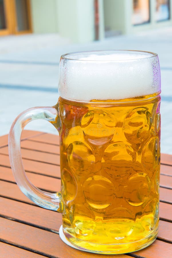 A full mug glass of beer stock image. Image of relaxing - 36563783