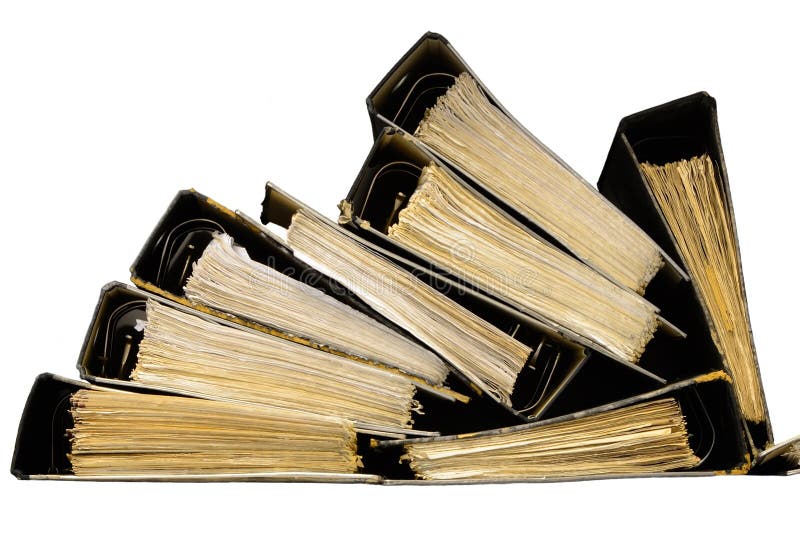 Full old binders stock image. Image of century, 20th - 51726475