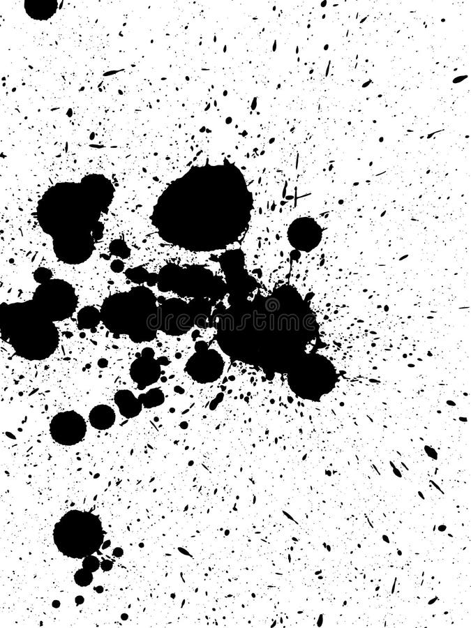 Ink splat stock vector. Illustration of splat, mark, drops - 1379001