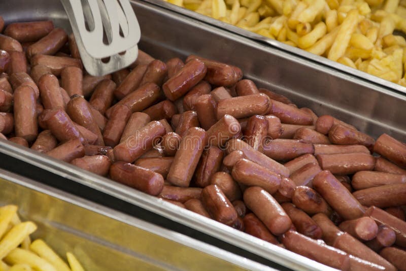 Full pan of Wurstel #6 stock photo. Image of dinner - 160971096