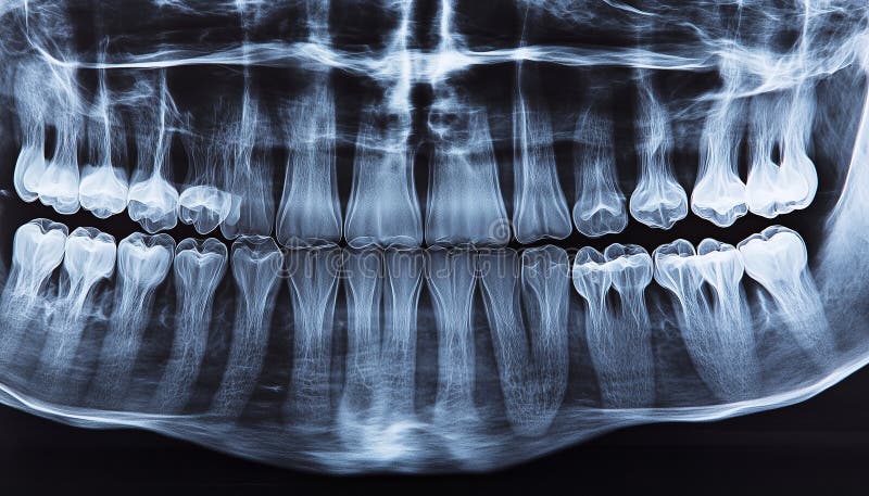 A Full Panoramic Image Showing All Teeth of the Upper and Lower Jaws ...