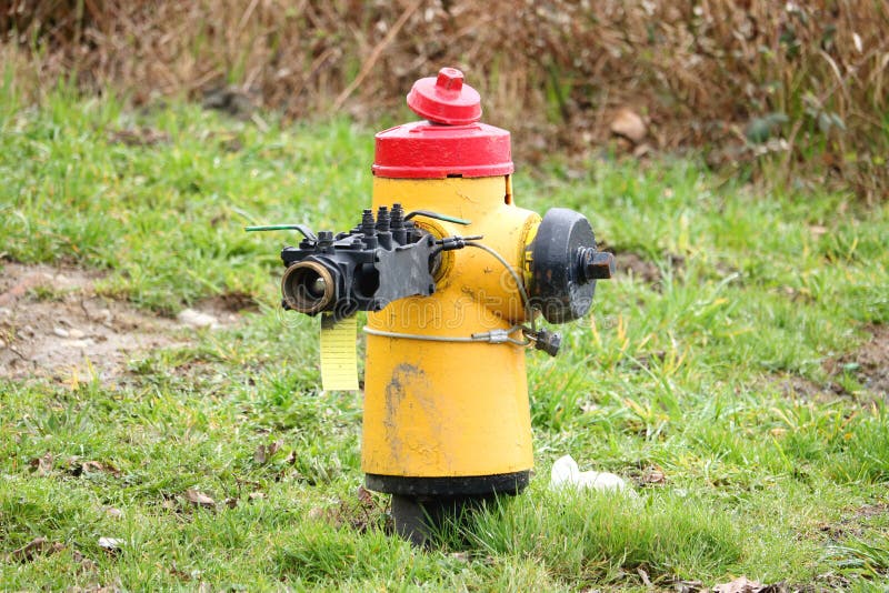 Full Port Hydrant Gate Valve Attachment Stock Image - Image of throttle ...