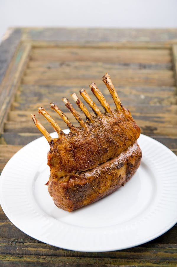 Full rack of Lamb stock photo. Image of delicious, food - 4281394