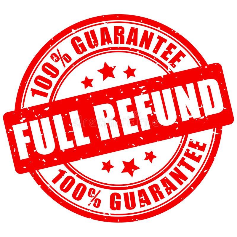 Full Refund Sign, Stamp, Sticker. Vector Stock Illustration. Stock ...
