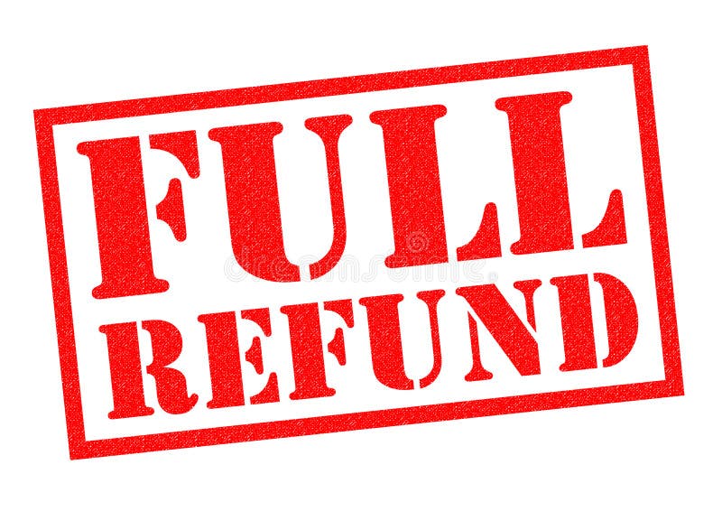 FULL REFUND stock illustration. Illustration of refund - 86667424
