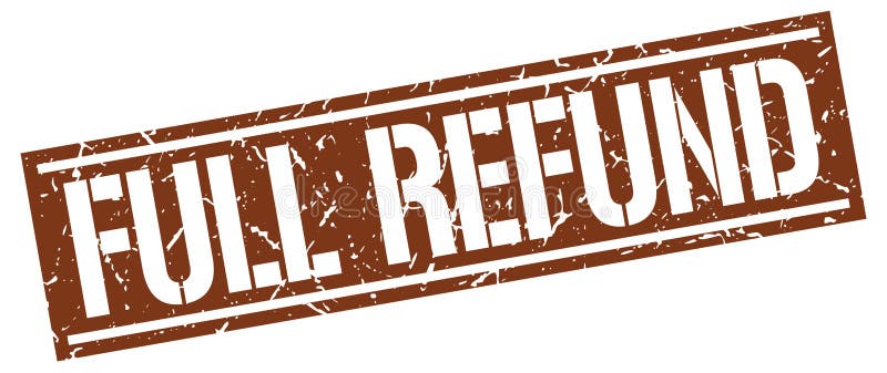 Full refund stamp stock vector. Illustration of sign - 120845644