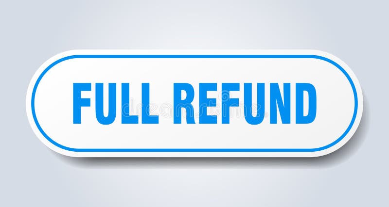 Refund Sticker Stock Illustrations – 2,242 Refund Sticker Stock ...