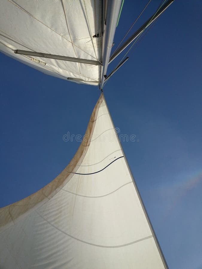 Full Set of Sails of the Brig Two Mast Square Rigged Tall Ship Stock ...