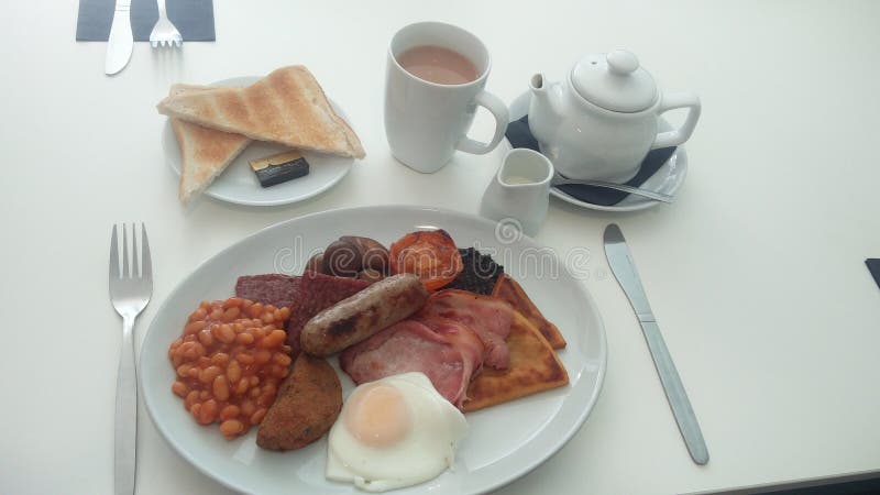 Full scottish stock image. Image of full, right, breakfast - 119187499