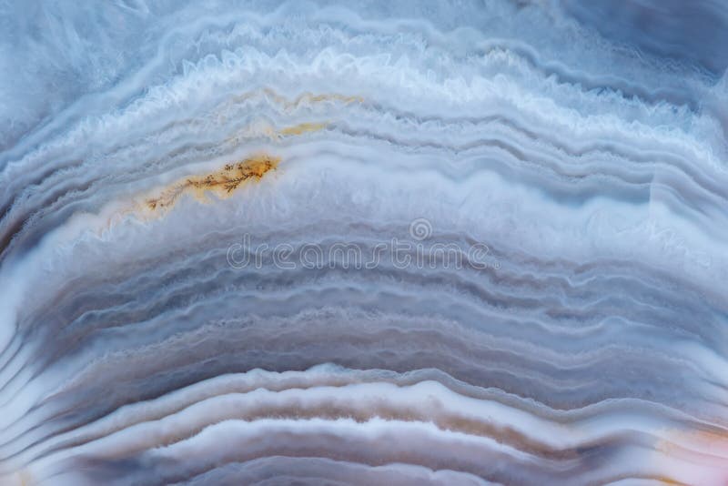 Full-screen Close-up Texture of Light Blue Layered Agate Stock Photo ...