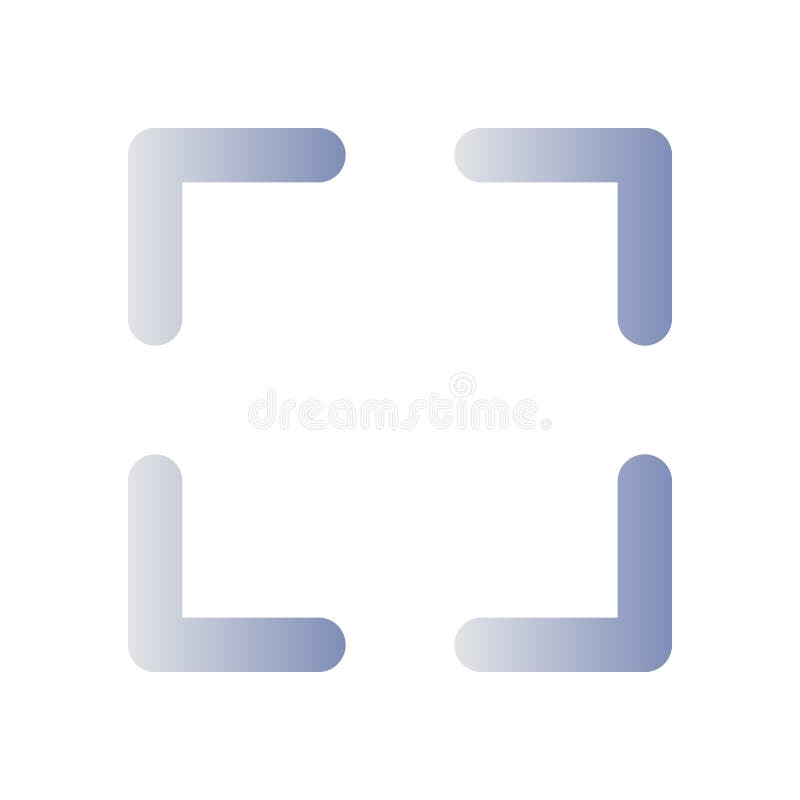 Full Screen Flat Gradient Color Ui Icon Stock Vector - Illustration of ...