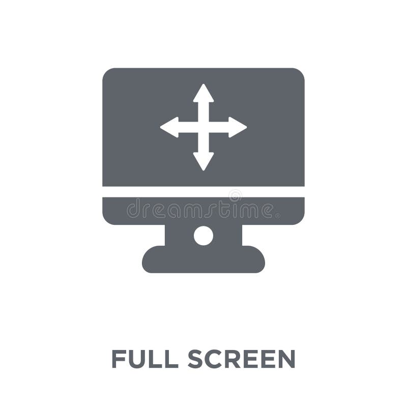 Full Screen Icon from Collection. Stock Vector - Illustration of icon ...