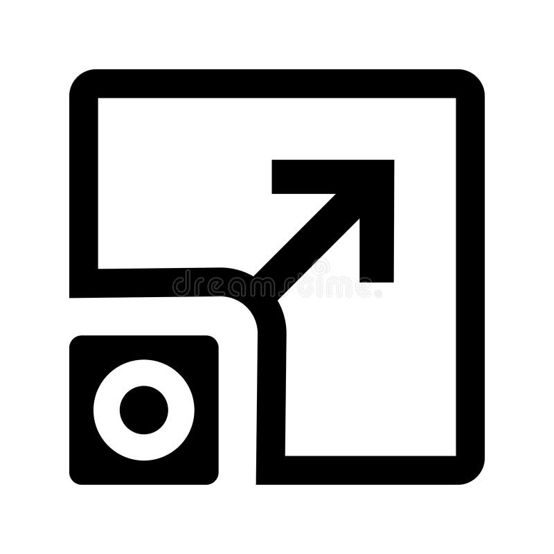 Full Screen Icon Expand Full Screen Stock Stock Illustration ...