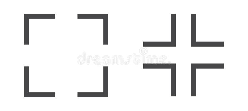 Full Screen Icon Interface Menu Cursor Bitton Application Size Control Pointer Web Ui Line