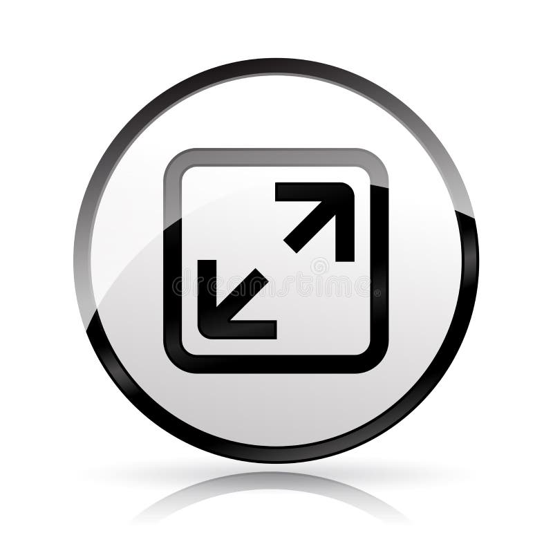 Vector Extend Symbol Icon Design Stock Vector - Illustration of orange ...