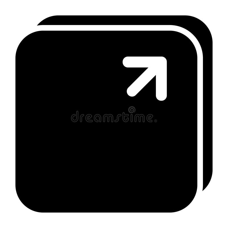 Full screen mode icon stock illustration. Illustration of website ...