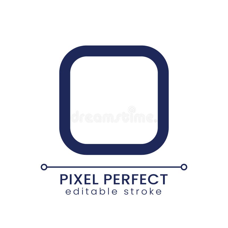 Full Screen Mode Pixel Perfect Linear Ui Icon Stock Vector - Illustration of screen, software ...