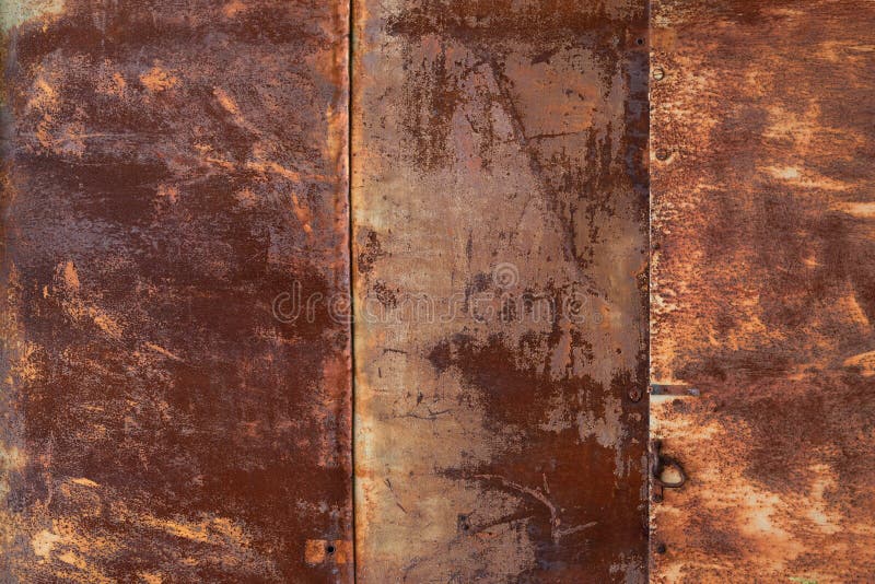 Full-screen Texture of Rusty Metal Wall Stock Photo - Image of ...