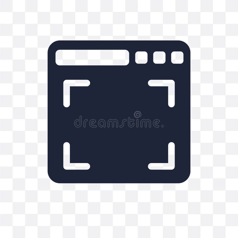 Full Screen Transparent Icon. Full Screen Symbol Design from Web Stock ...