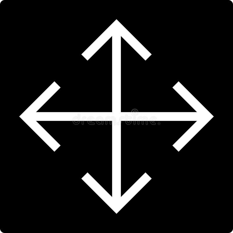 Full Screen Vector Icon. Full Screen and Exit Full Screen Icon ...