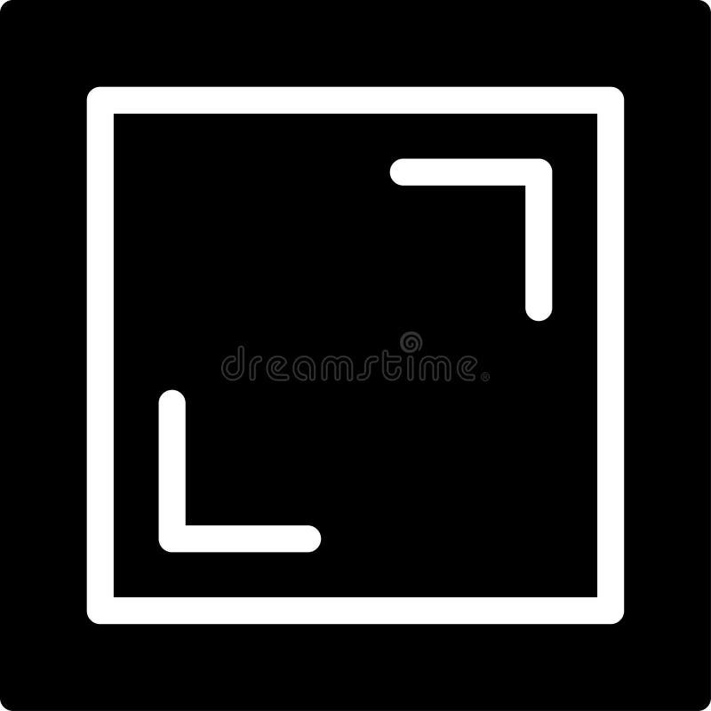 Full Screen Vector Icon. Full Screen and Exit Full Screen Icon ...