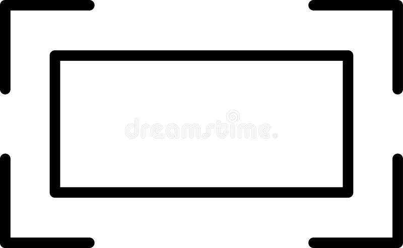 Full Screen Vector Icon. Full Screen and Exit Full Screen Icon Stock ...