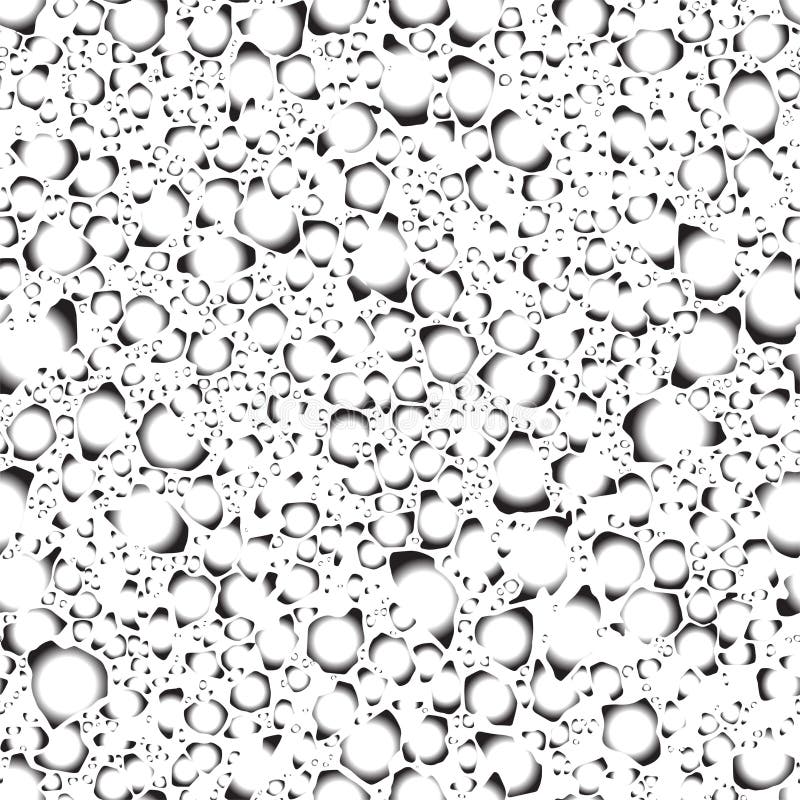 Seamless Abstract Texture Pattern Monochrome Vector Black And White Dress Fabric Print Stock
