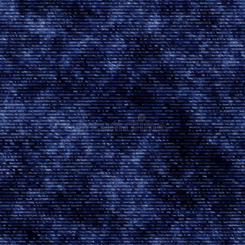 Seamless Denim Pattern Vector Jeans Illustration Navy Blue and White ...
