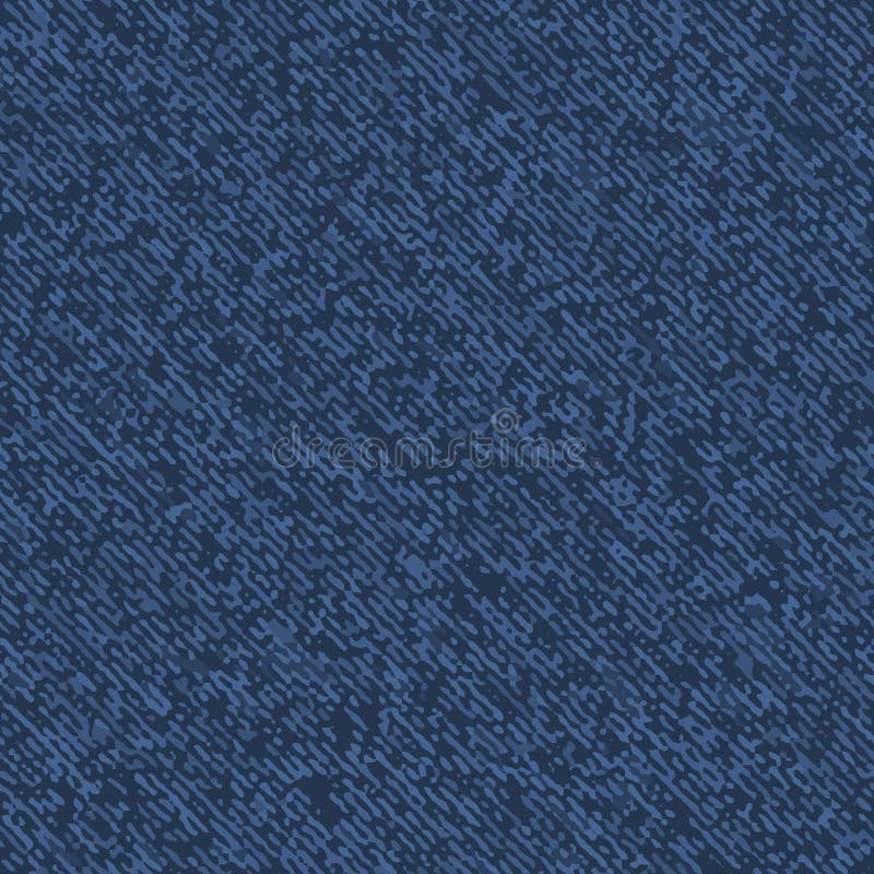 Seamless Denim Pattern Vector. Vintage Jeans Fabric Texture Print Stock ...