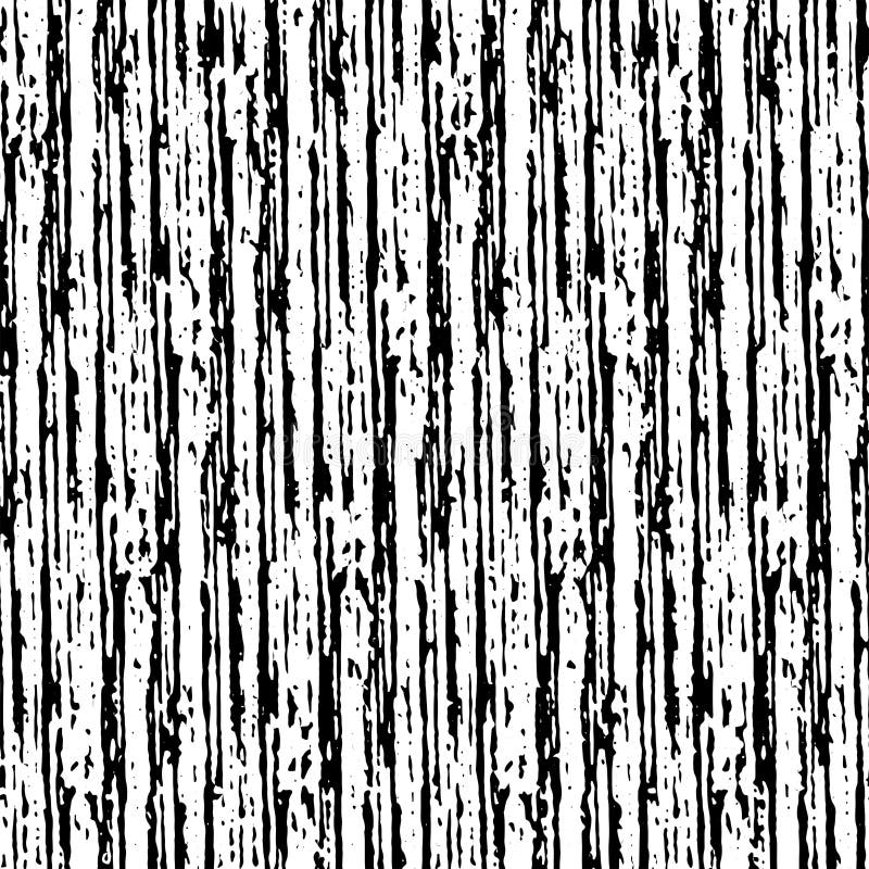 Seamless Distressed Vertical Lines Pattern. Monochrome Vector. Black ...