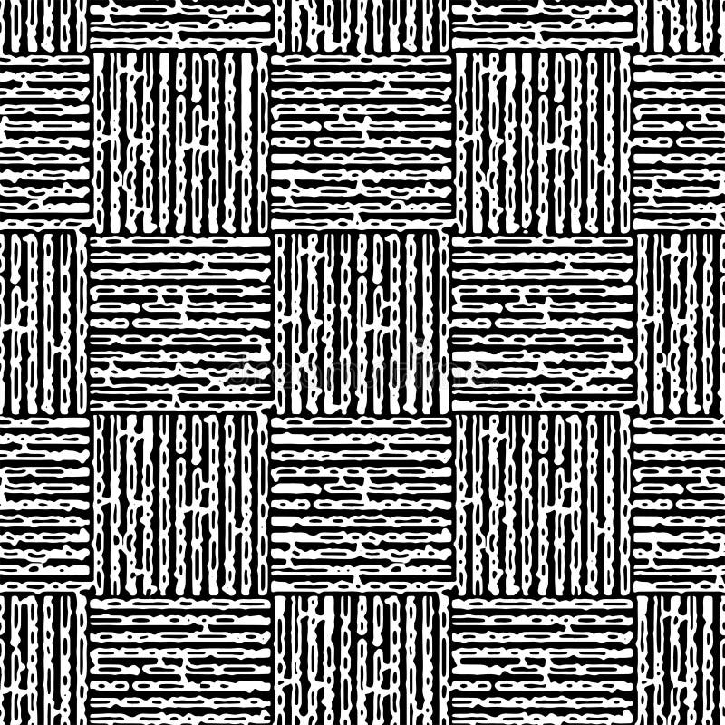 Full Seamless Halftone Distressed Lines Texture Pattern. Abstract ...