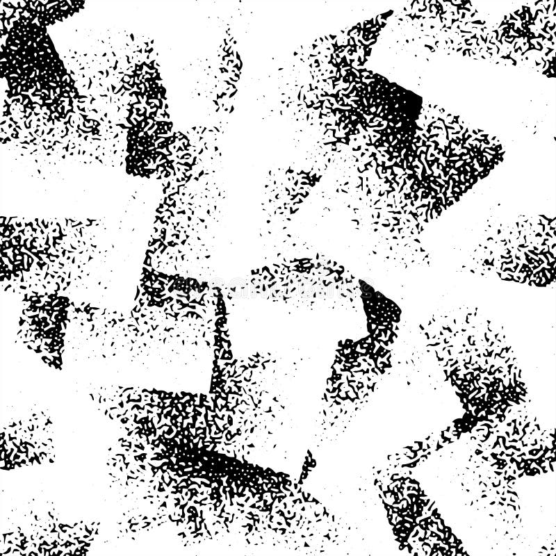 Full Seamless Modern Distressed Halftone Pattern Vector. Stock Vector ...