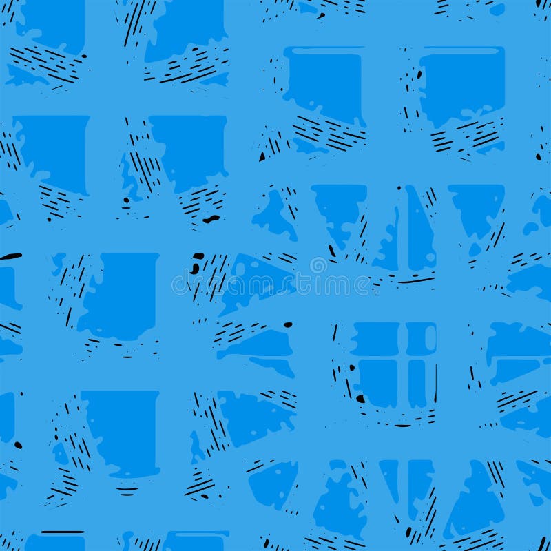 Full Seamless Modern Distressed Square Pattern Vector. Stock Vector ...