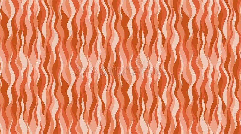 Seamless Orange Vertical Lines Pattern Vector for Decoration. Texture ...